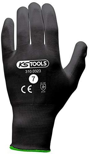 Ks Tools 310.0323 Rękawice Z Mikrofibry Czarne T.7 12 Par Białe - Ceny ...