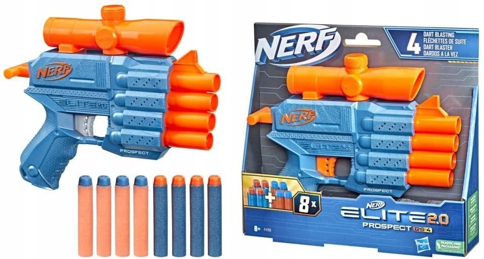 Nerf Elite 2.0 Prospect Qs-4 F4190 38 Strzałek - Ceny i opinie - Ceneo.pl