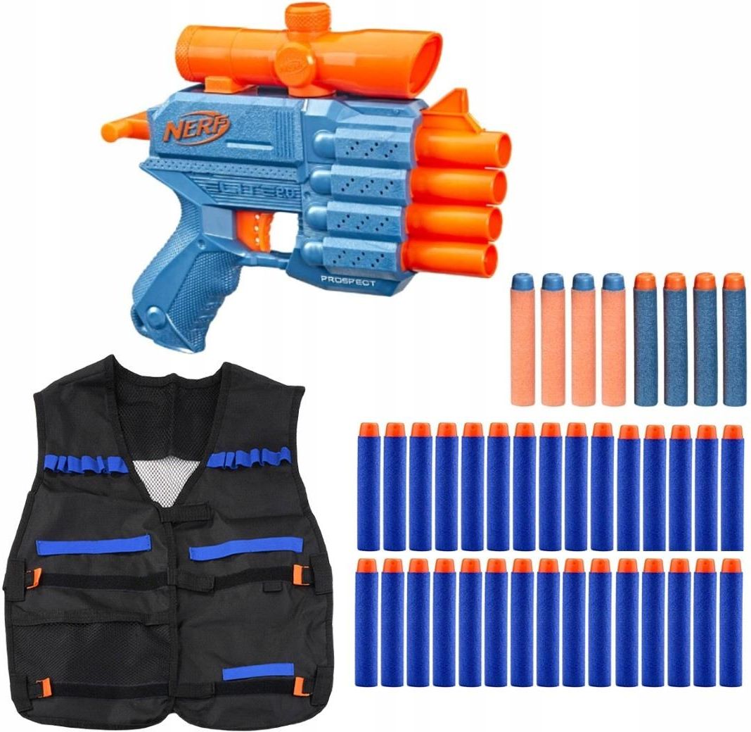 Nerf Elite 2.0 Prospect Qs-4 Kamizelka Dodatki - Ceny i opinie - Ceneo.pl