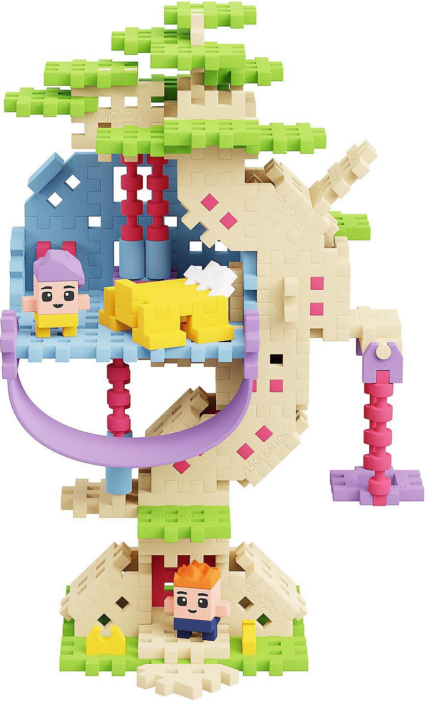 Marioinex Klocki Mini Waffle Domek Na Drzewie Konstruktor Konstrukcyjne ...