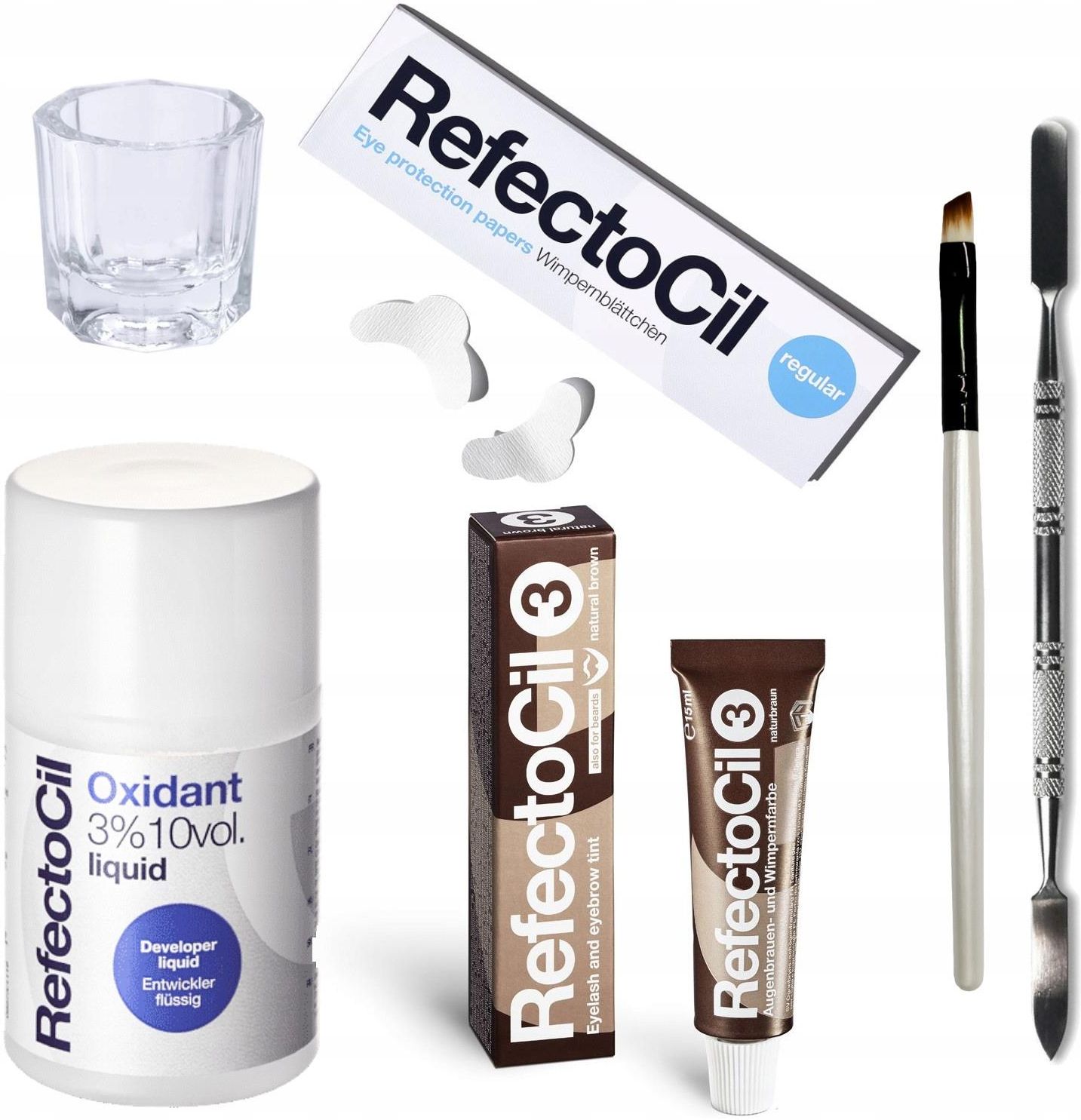 Refectocil Kompleksowy Zestaw Henna 3 Brąz - Opinie i ceny na Ceneo.pl