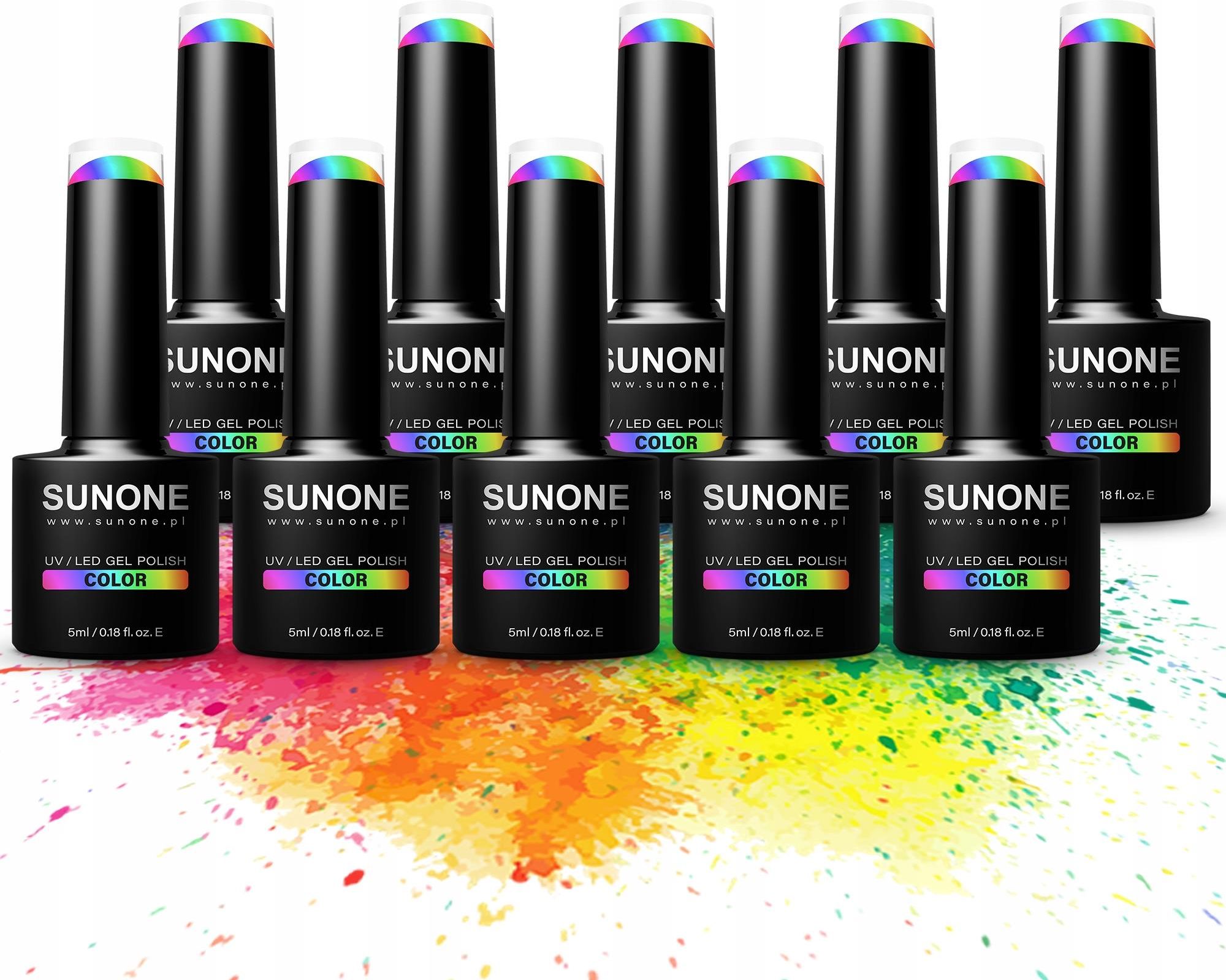 Sunone Lakier Hybrydowy Mix Kolorów 6+4 5ml - Opinie i ceny na Ceneo.pl