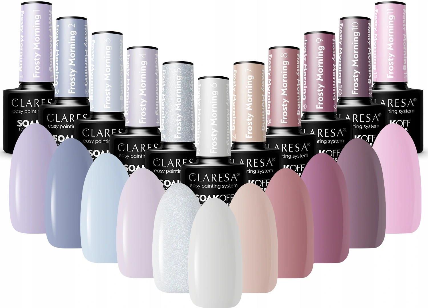 Claresa Kolekcja Lakier Hybrydowy Frosty Morning - Opinie i ceny na ...