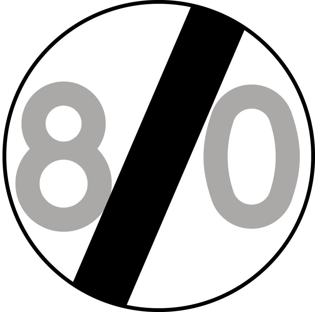 Znak B-34, 80 km/h, folia II generacji, 1000 mm - Ceny i opinie - Ceneo.pl