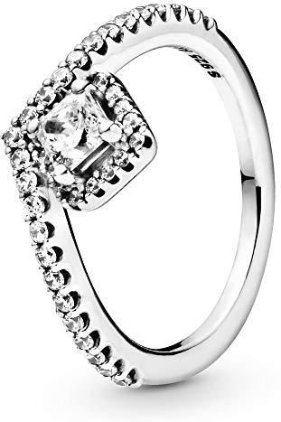 PANDORA DAMSKI PIERŚCIONEK NA ROCZNICĘ ZE SREBRA WYSOKIEJ PRÓBY 925, ROZMIAR PIERŚCIONKA 52 ...