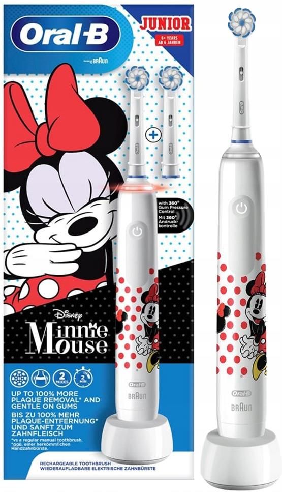 Szczoteczka elektryczna Oral-B Junior Disney Minie - Opinie i ceny na ...