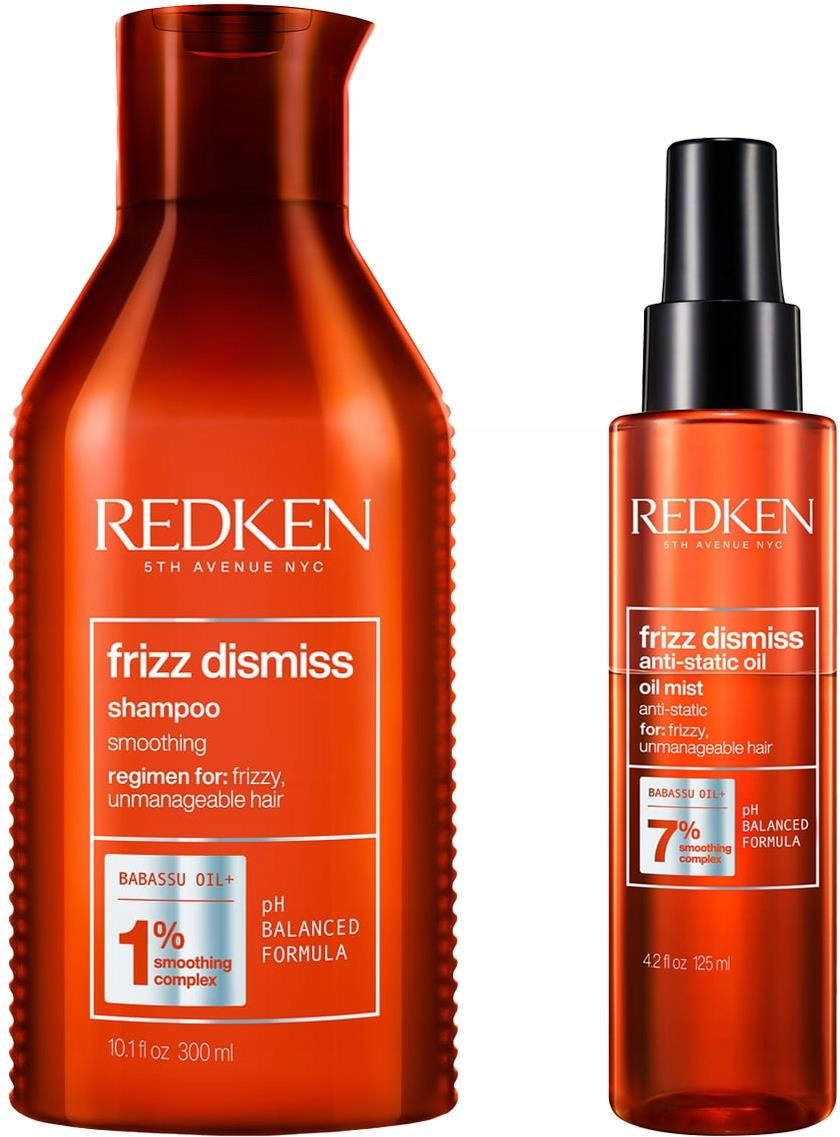 Redken Frizz Dismiss Zestaw Szampon Spray - opinie i ceny na Ceneo.pl