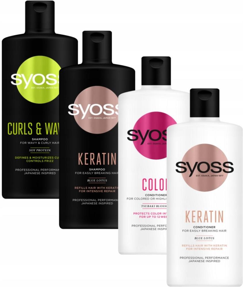 Syoss 2X Szampon 2X Odżywka Włosy Kręcone Zestaw - opinie i ceny na Ceneo.pl