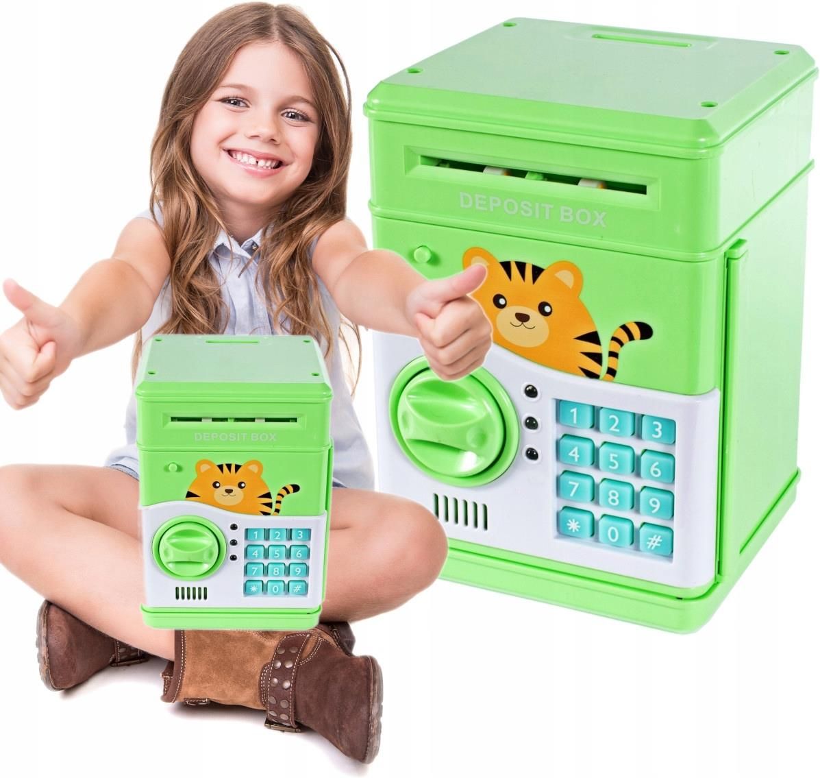 SKARBONKA MINI SEJF DLA DZIECI INTERAKTYWNA Y240 - Opinie i atrakcyjne ...