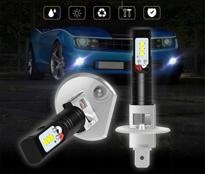 INNY ŻARÓWKA H1 LED CREE 12V-24V DC 80W ŚWIATŁA DZIENNE 4576622 ...