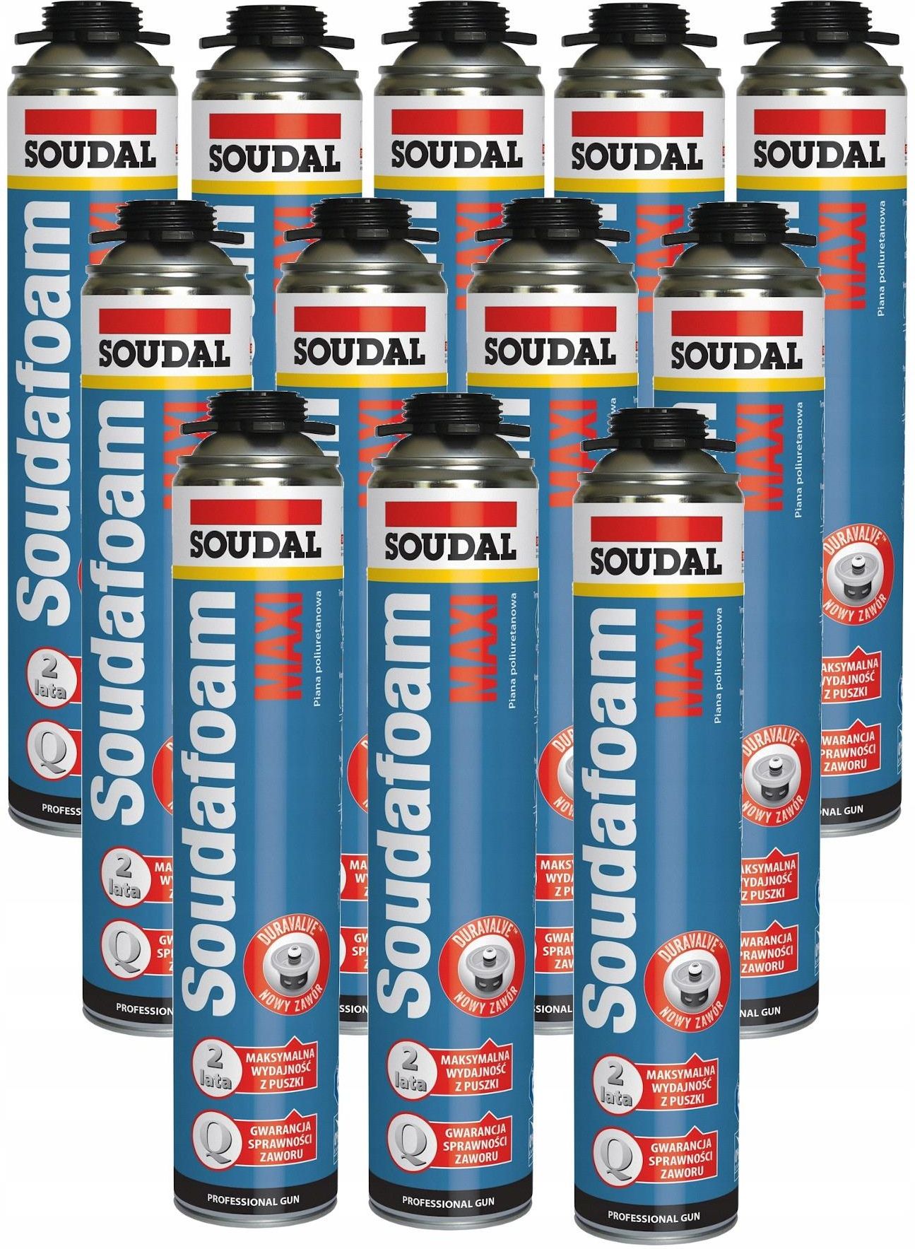 Zestaw Piana Pianka Soudal Maxi Low Niskoprężna - Opinie i ceny na Ceneo.pl