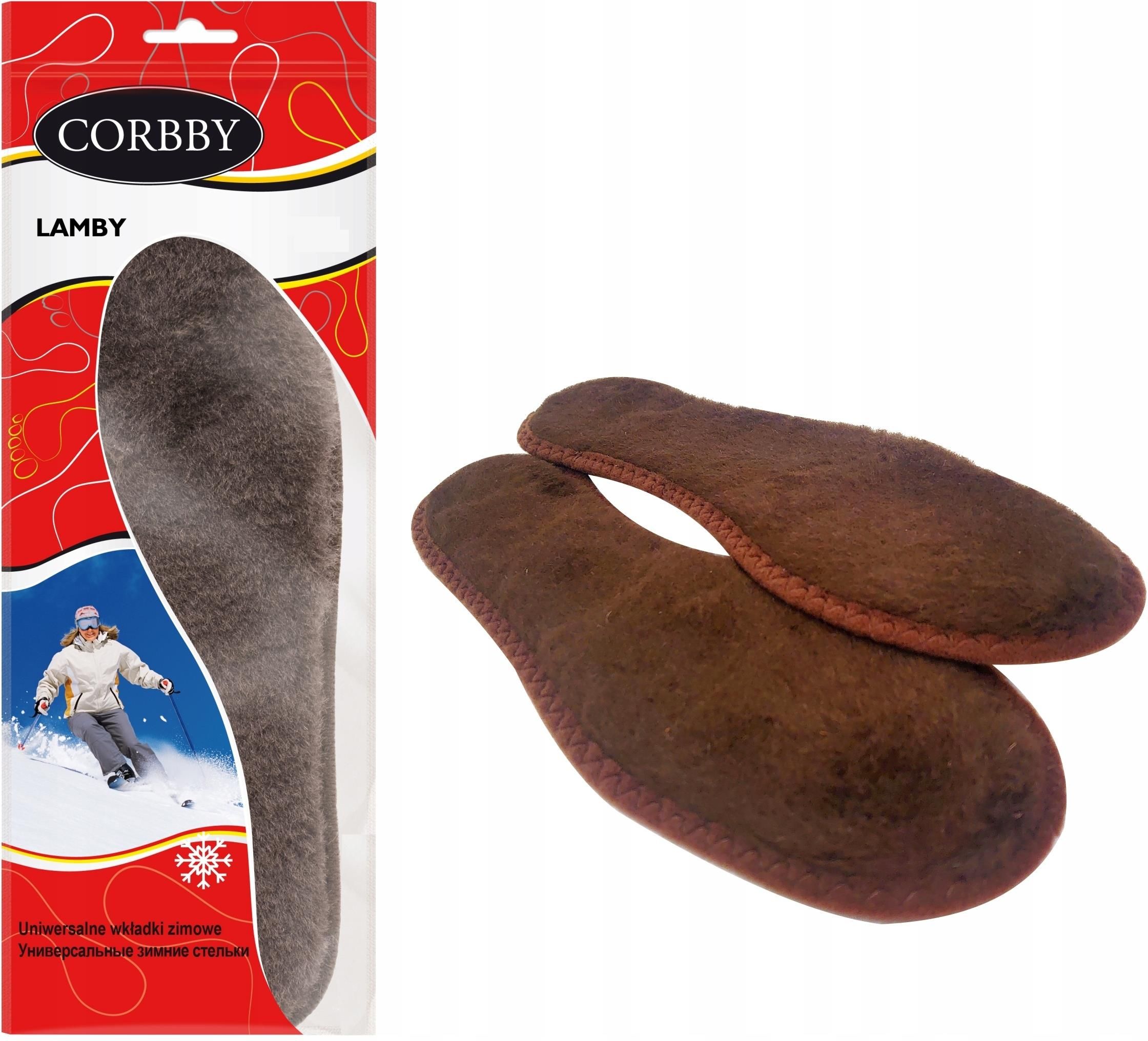 Wkładka korygująca CORBBY WKŁADKI DO BUTÓW ZIMOWE CIEPŁE Z FUTRA ...