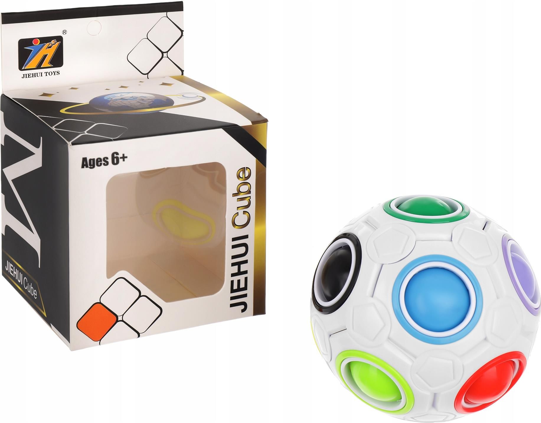 Landtoys Magiczna Kula Antystresowa Piłka Układanka Kolorów Lt402 ...