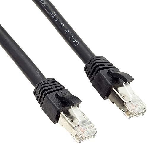 EFB-ELEKTRONIK EFB RJ45 KABEL KROSOWY S/FTP CAT8.1 LSZH CZARNY 2,0 M ŚREDNICA ZEWNĘTRZNA 8 MM ...