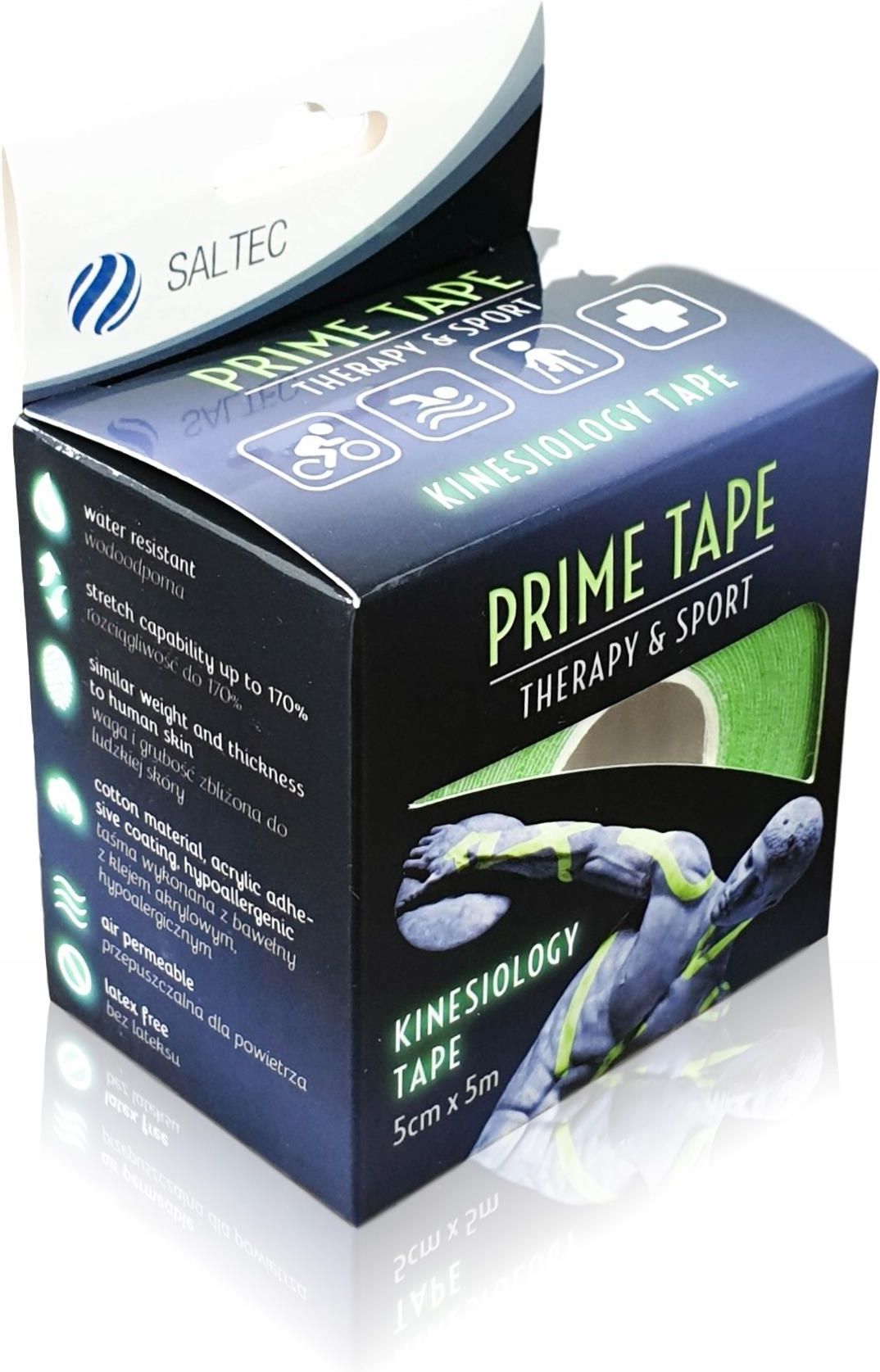 SALTEC SALTEC SALTEC SALTEC TEJPY TEJP TAPE TAŚMA PLASTRY KINESIOLOGY ...