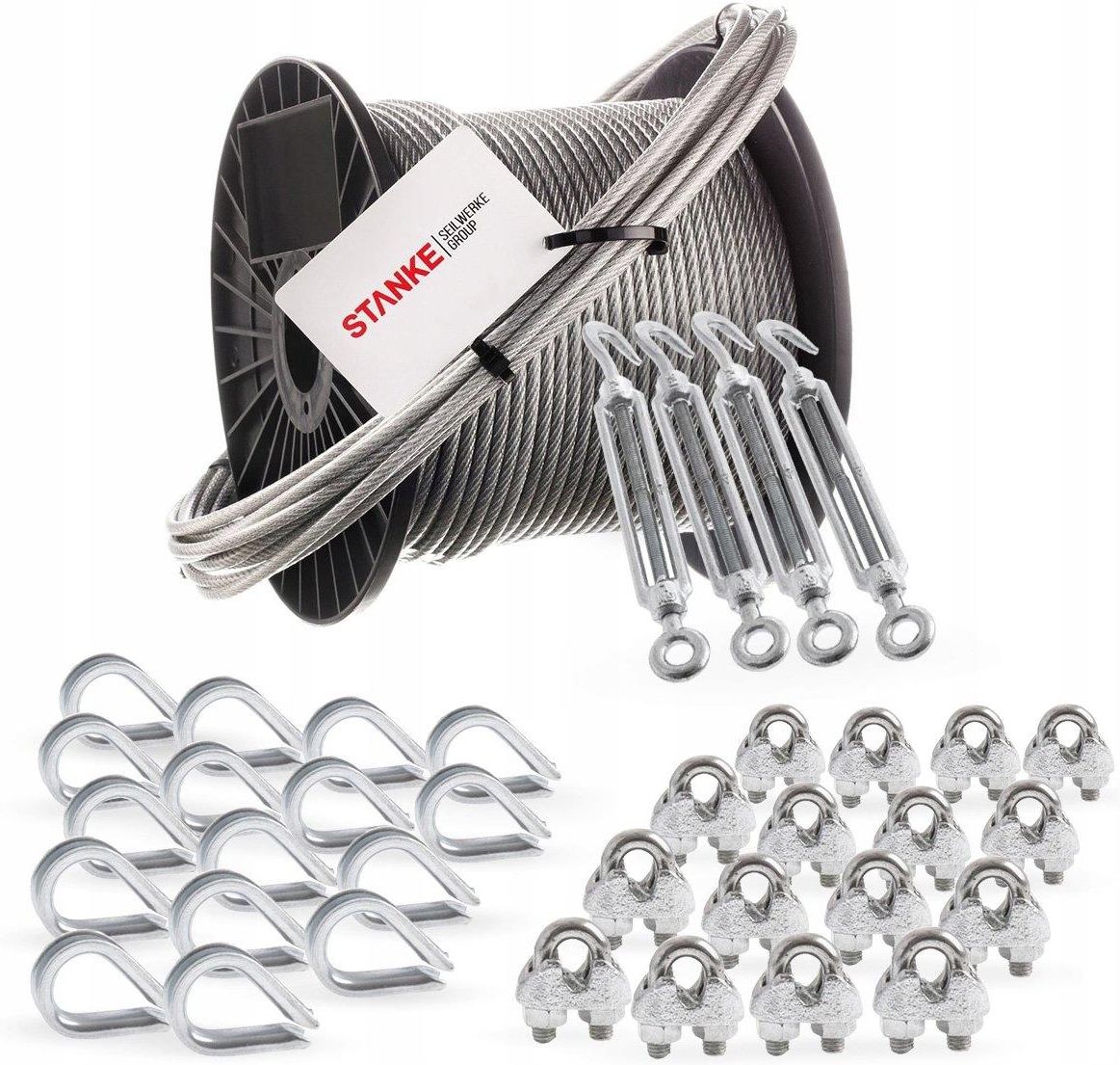 STANKE STANKE LINA LINKA STALOWA 2MM 20M ŚRUBY KAUSZE ZACISKI SW10449177 - Opinie i ceny na Ceneo.pl