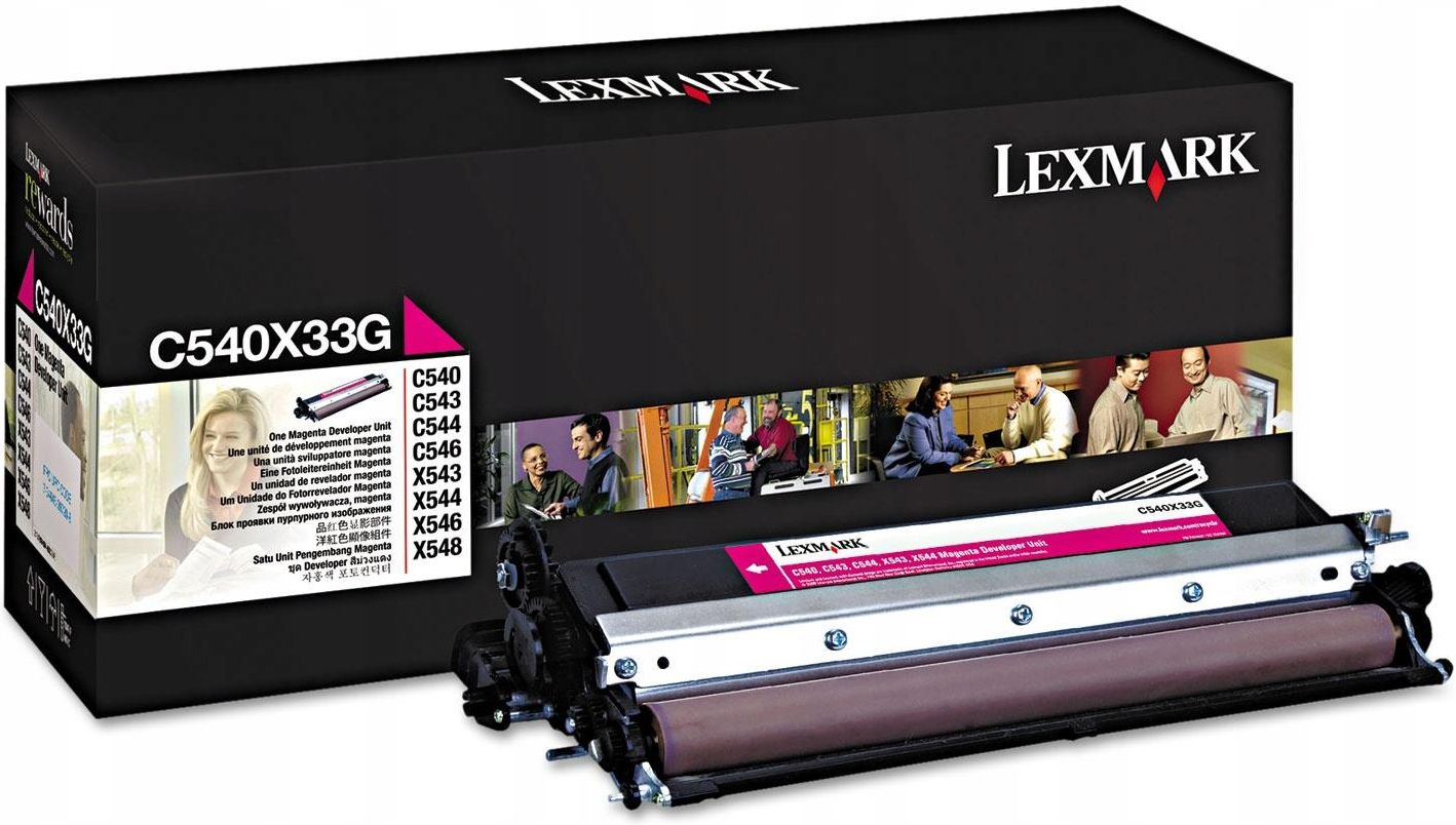 LEXMARK DEVELOPER ORYGINAŁ C540X33G MAGENTA OEM - Opinie i ceny na Ceneo.pl