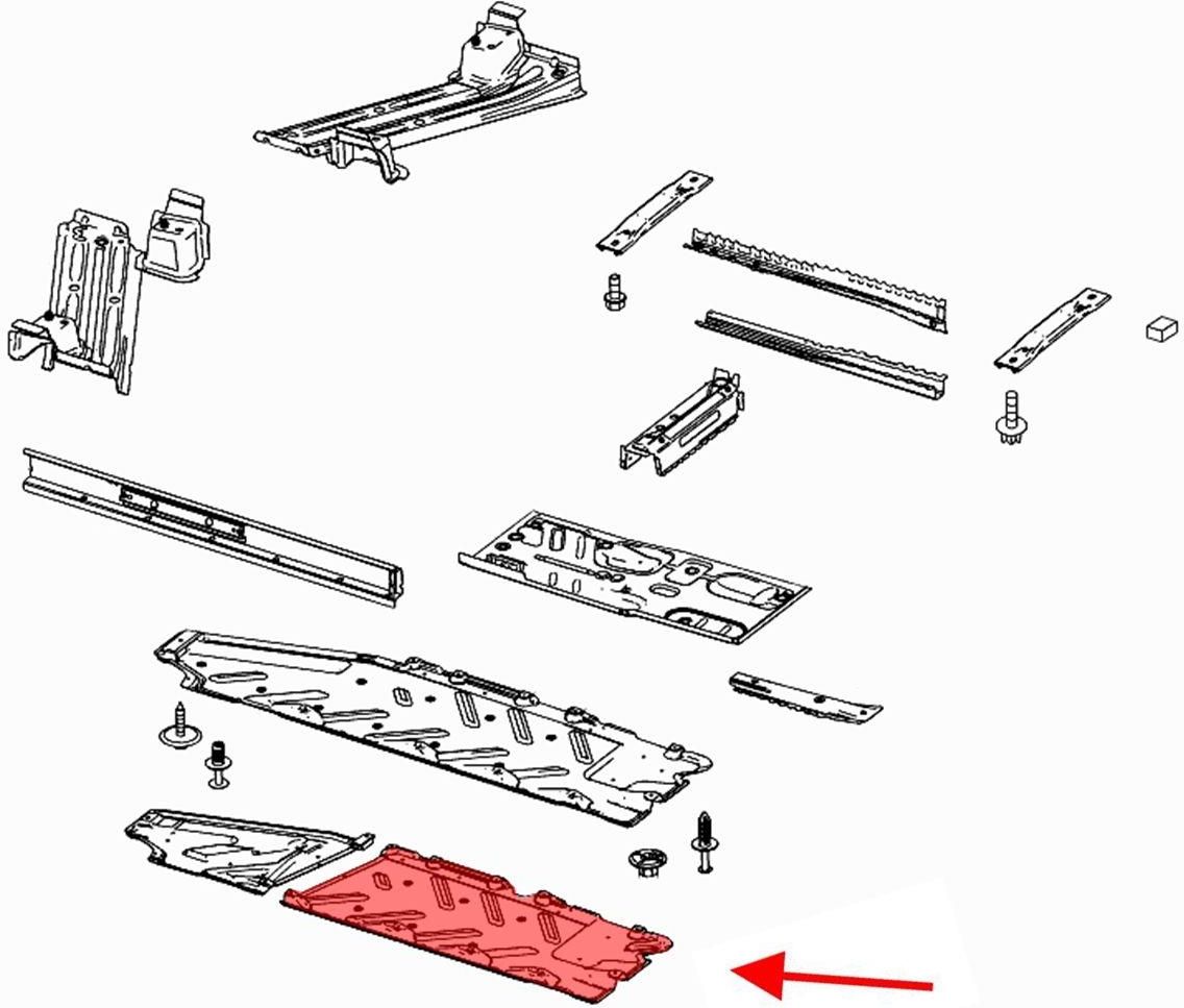INNY MERCEDES GLA X156 14-19 OSŁONA PODWOZIA PRAWA A2466840200 - Opinie ...