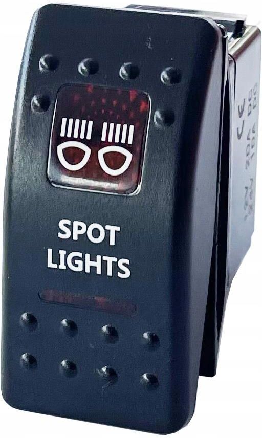 INNY WŁĄCZNIK CARLING SPOT LIGHTS OFFROAD LED CZERWONY CAR-ESC-SPOT-RED ...
