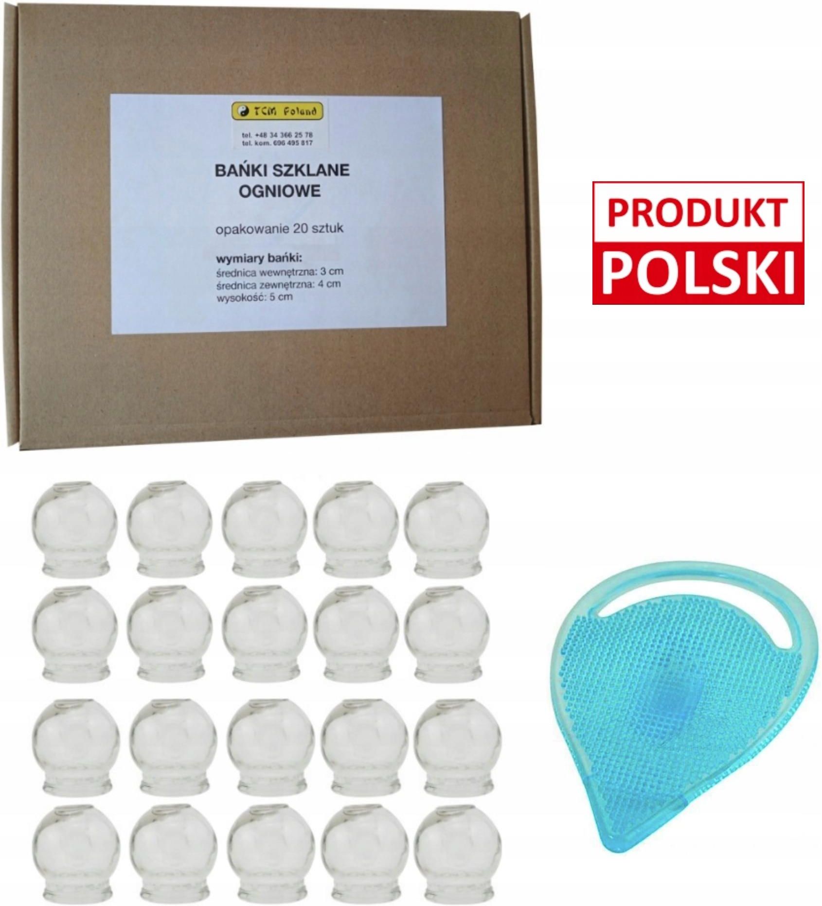 Akcesoria medycyny naturalnej TCM POLAND BAŃKI SZKLANE LEKARSKIE ...