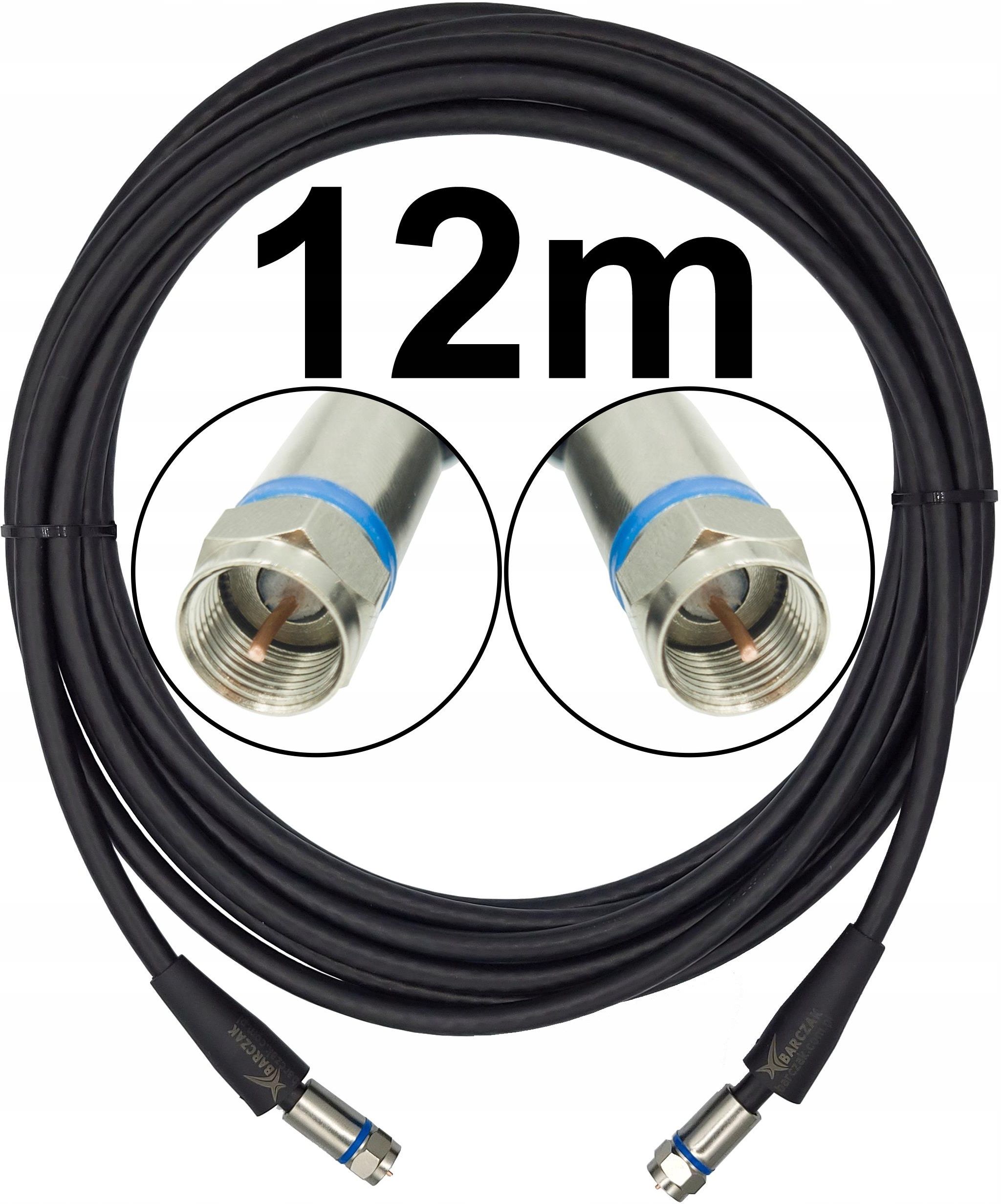 Kabel Koncentryczny Wtyk F Wtyk F Zewnętrzny 12M (G12120) - Opinie i ...