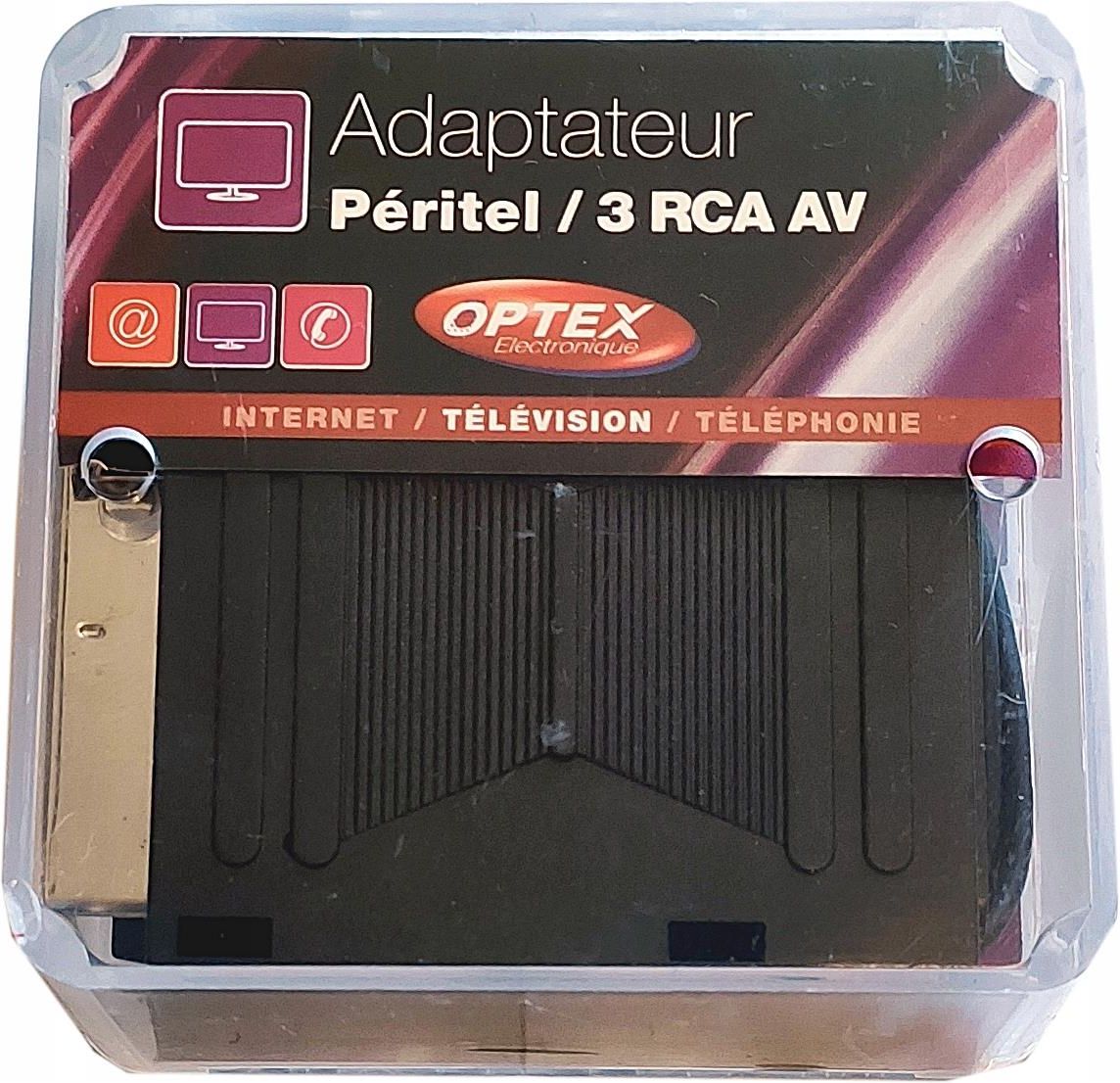 INNA ADAPTER EURO SCART 3 RCA AV PRZEJŚCIÓWKA OPTEX #Ł (725252 ...