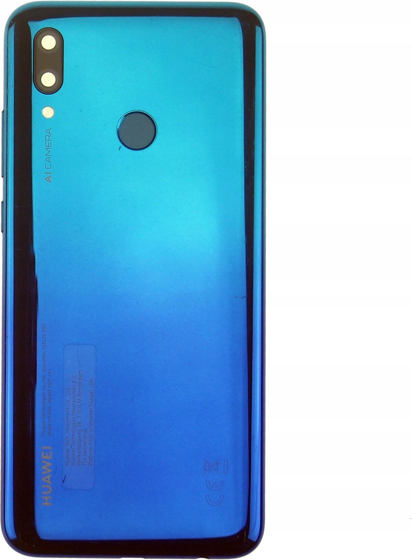 Podzespoły do telefonu KLAPKA HUAWEI P SMART 2019 BLUE POT-LX3 POT-LX1 ...