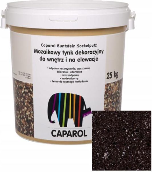Tynk CAPAROL TYNK MOZAIKOWY Z MIKĄ , 25 KG (BLACK) TYNKZMIKĄ - Opinie i ...