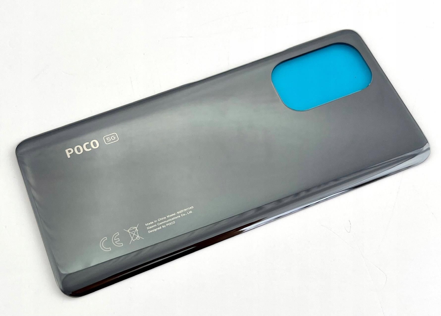 Podzespoły do telefonu KLAPKA OBUDOWA POCO F3 5G NIGHT BLACK M2012K11AG ...