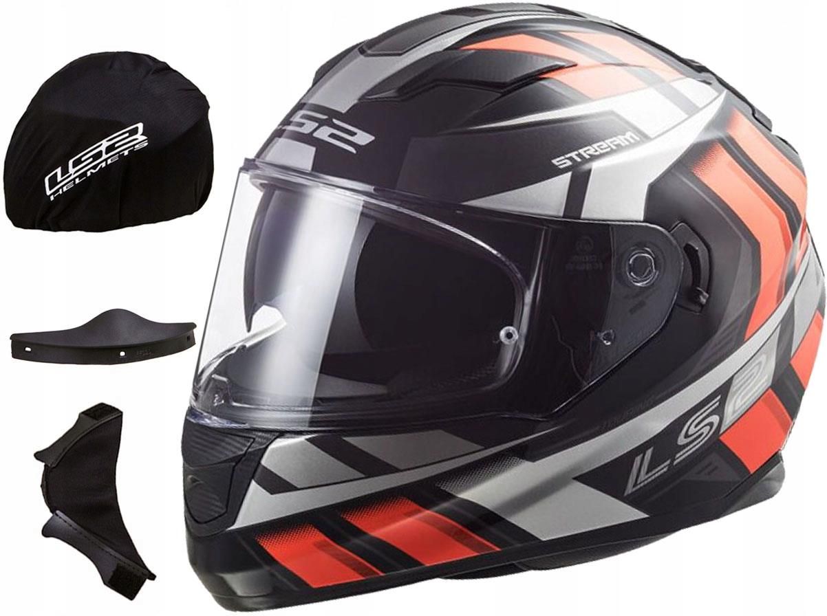 Kask motocyklowy Ls2 Integralny Ff320 Stream Evo Loop Orange - Opinie i ...