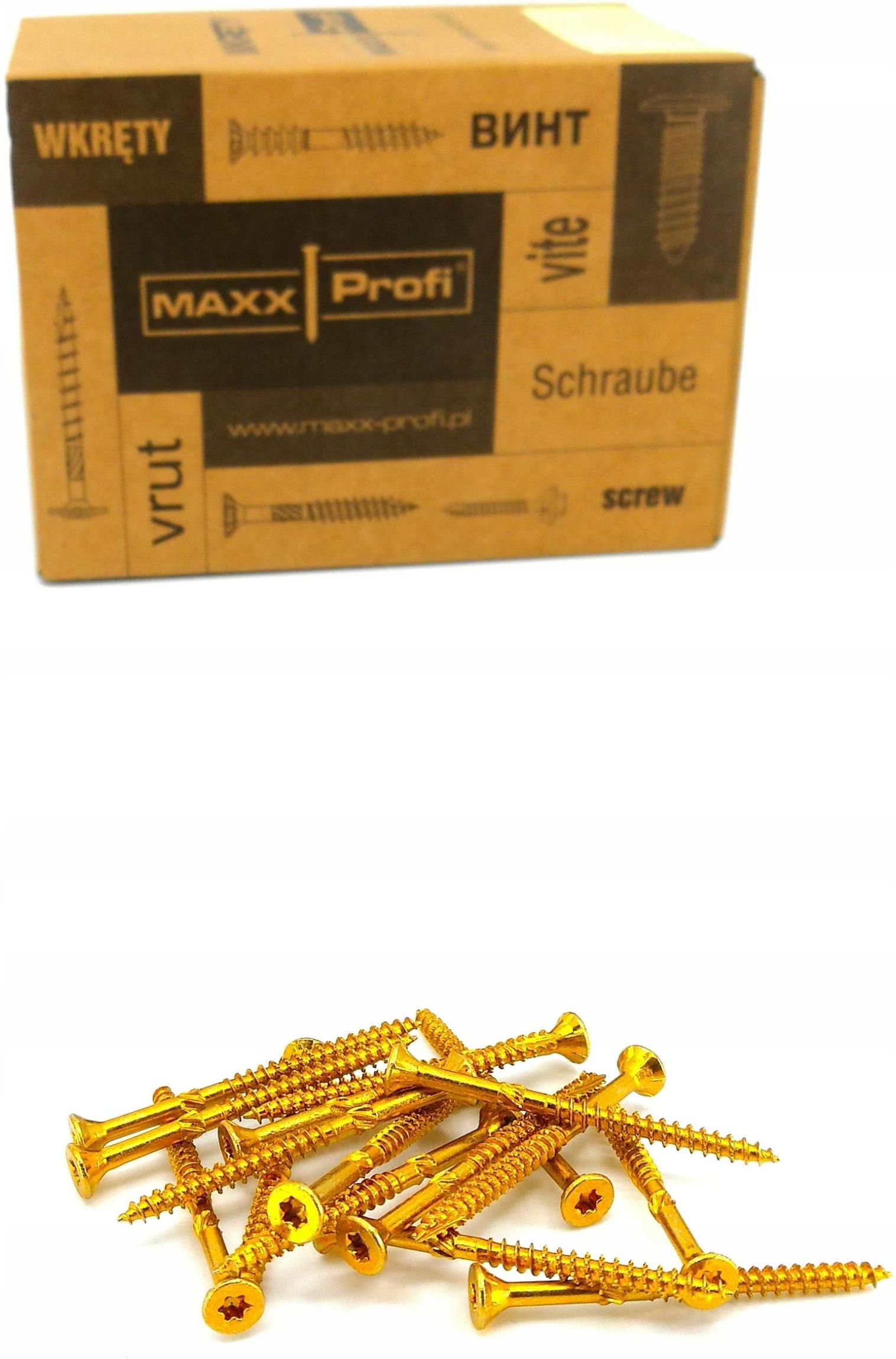 Maxx-Profi Maxx-Profi Wkręty Stożkowe 4x30 Torx 20+Bit;500Szt. WS4X30 ...