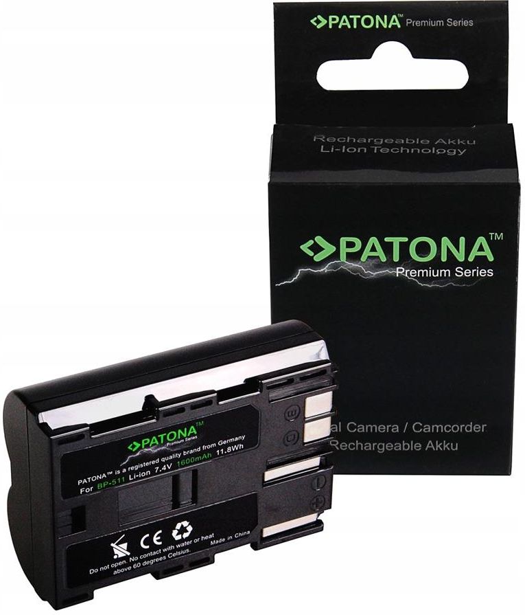Akumulator dedykowany PATONA AKUMULATOR BP-511 PREMIUM DO CANONA - Ceny i opinie na Ceneo.pl