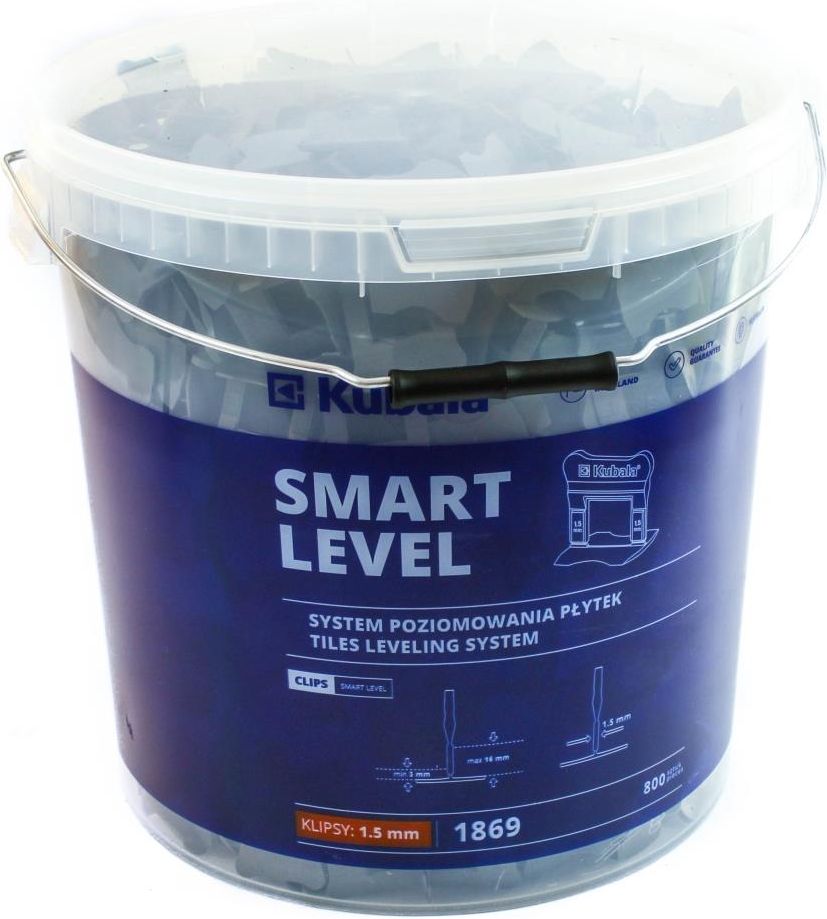 Kubala Klipsy Smart Level 1.5MM 800szt+WIADRO 1885 - Opinie i ceny na ...