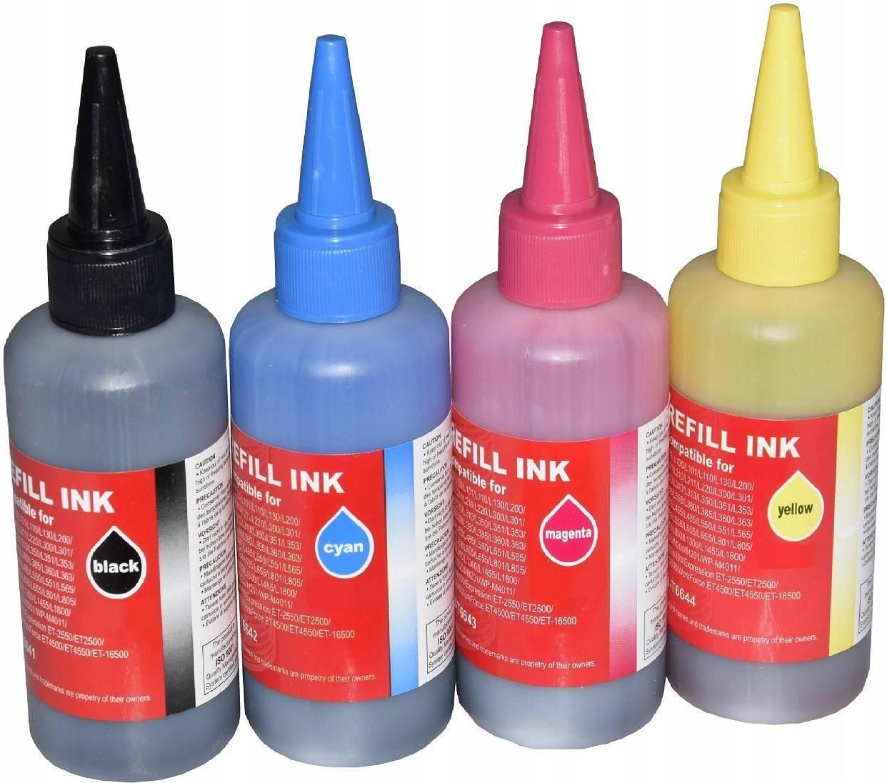 Tusz VIPTONER (TOP) TUSZE T6641 DO EPSON L110 L200 L210 L300 L355 L550 ...