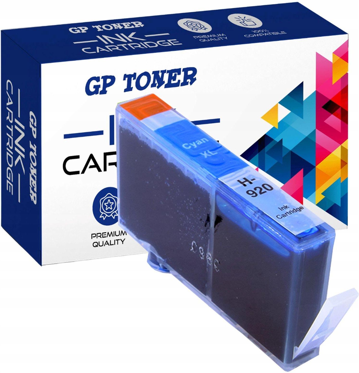 Tusz GP TONER (TOP) TUSZ 920 XL DO HP OFFICEJET 6000 6500 7000 CYAN do drukarki - Opinie i ceny ...