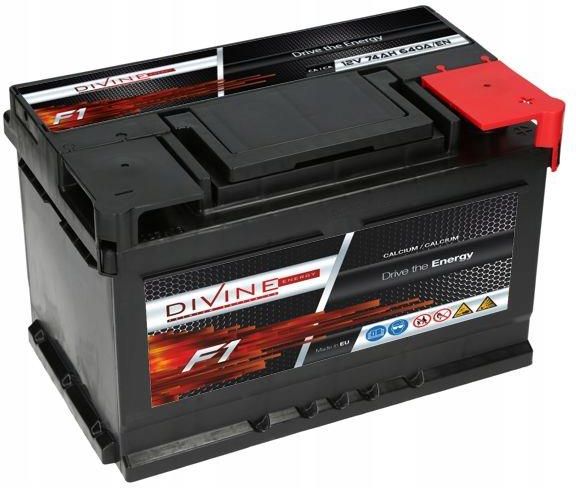 AKUMULATOR DIVINE F1 SMF 12V 74AH 640A (EN) P+ F174640 - Opinie i ceny ...