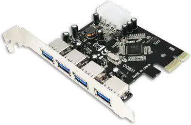 LOGILINK KONTROLER LOGILINK USB3.0 4-PORT PCI-EXPRESS CARD PC0057 4X ...