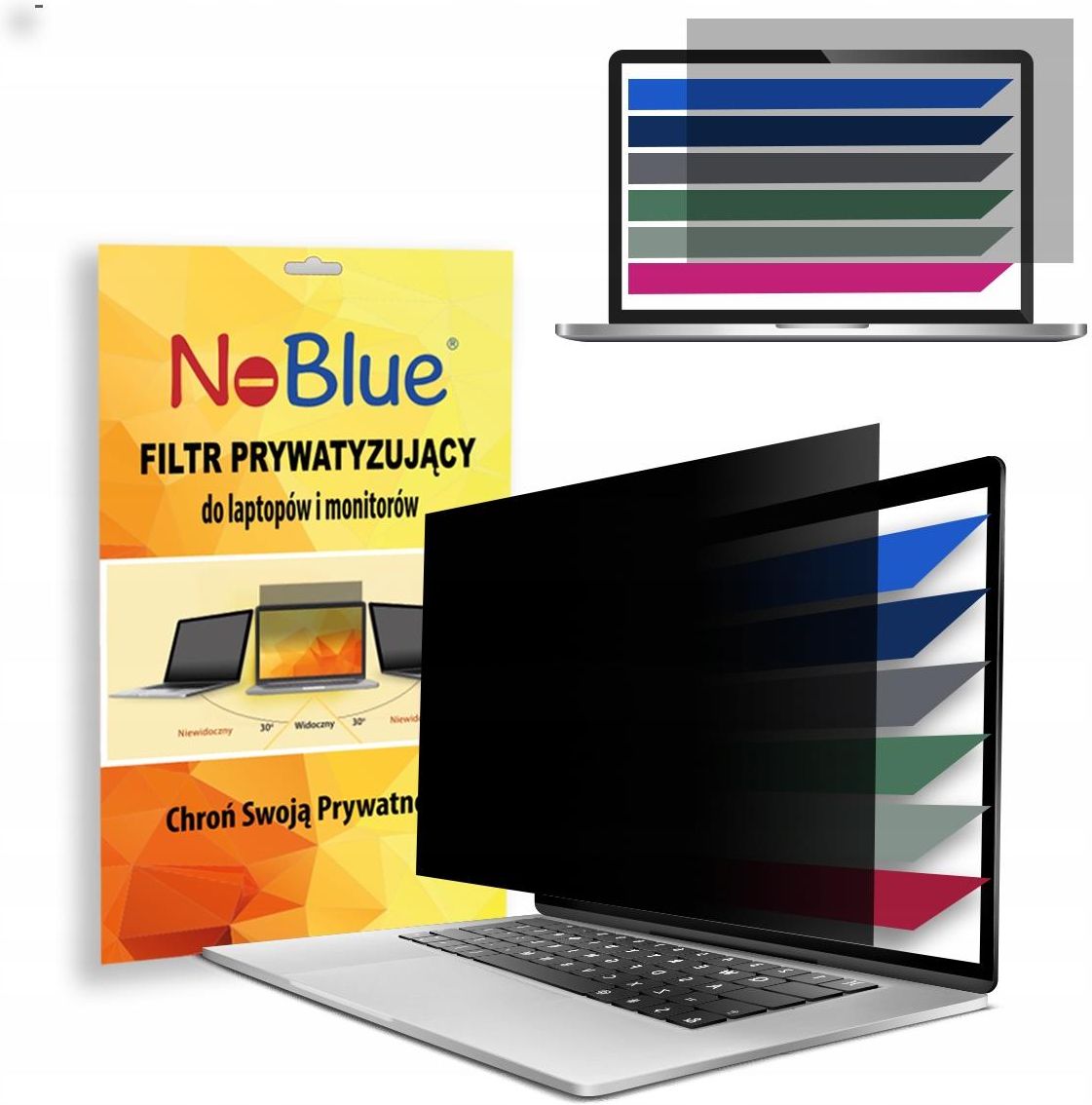 Akcesoria do monitora Filtr Prywatyzujący Na Monitor 14,1 286x214 ...