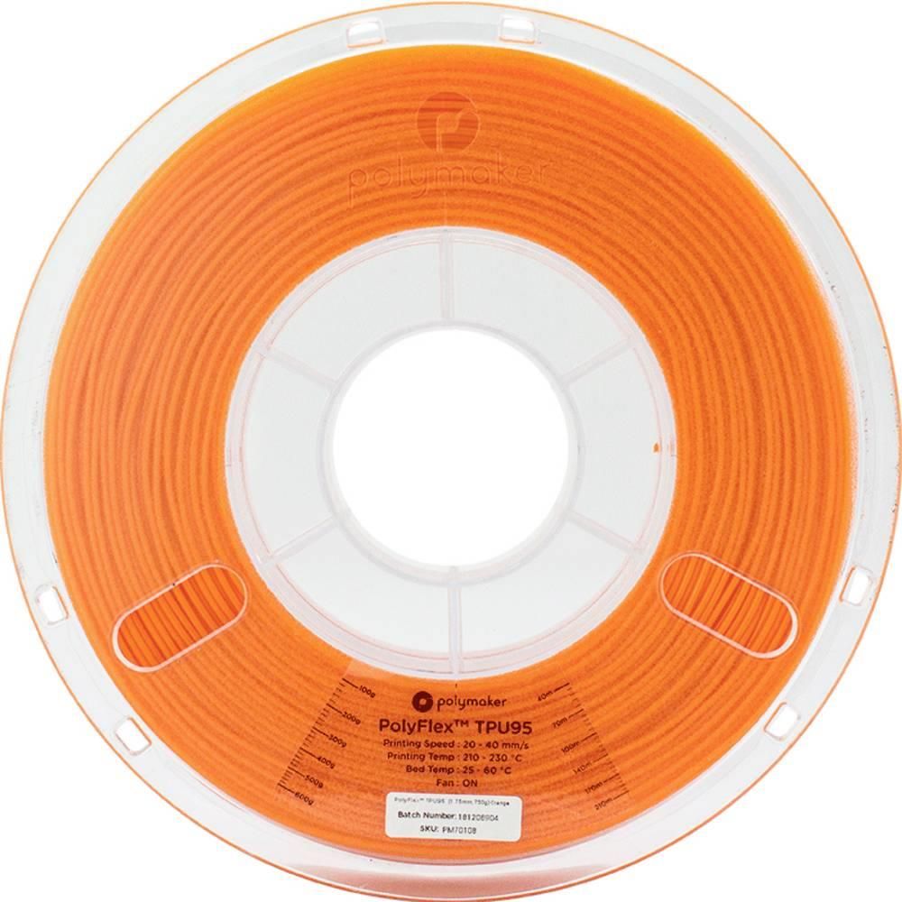 Filament POLYMAKER FILAMENT DO DRUKAREK 3D TPU, PD01012, ŚREDNICA ...