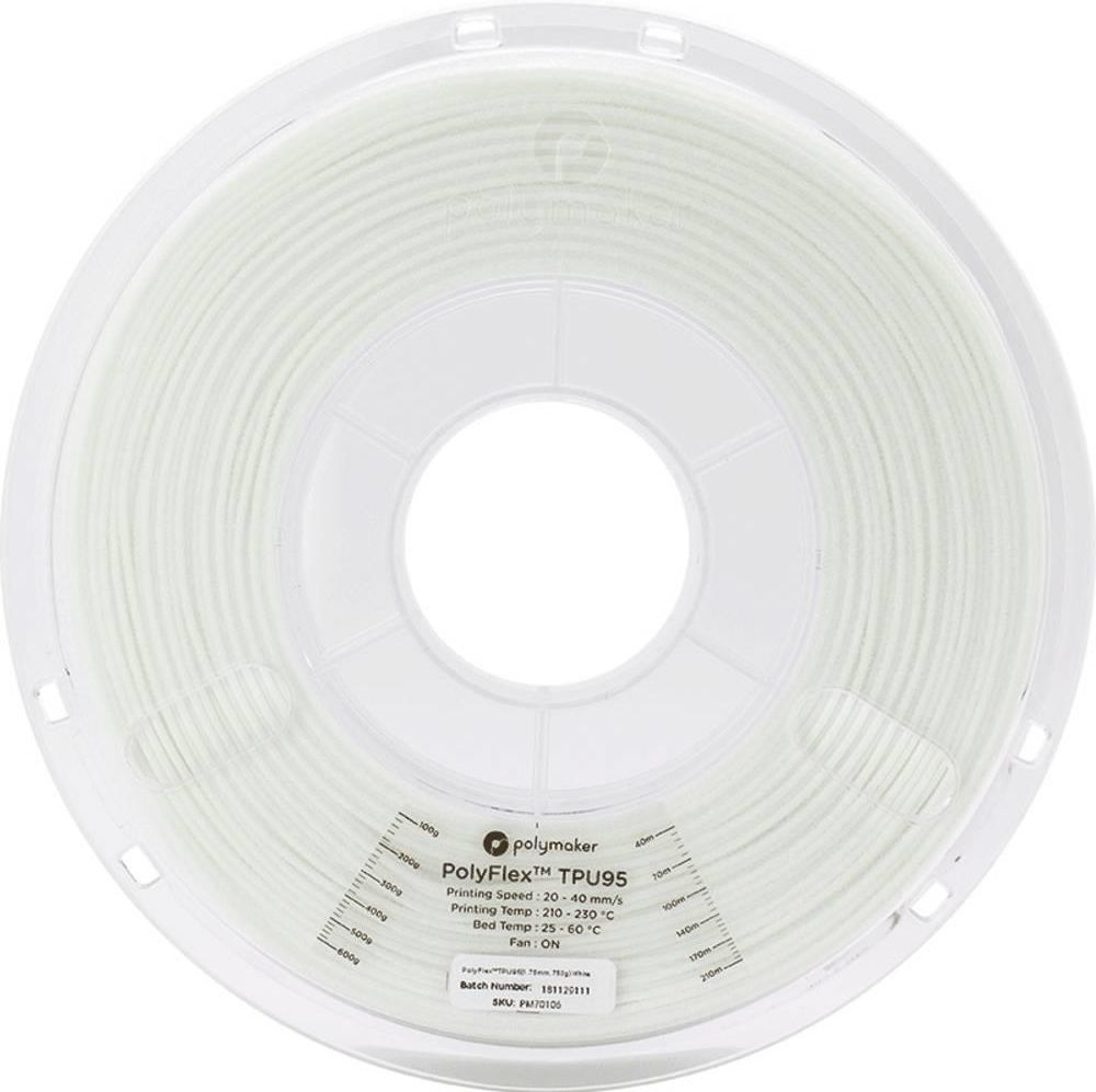 Filament POLYMAKER FILAMENT DO DRUKAREK 3D TPU, PD01002, ŚREDNICA ...