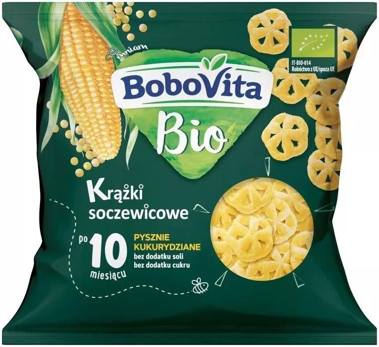 Bobovita Krążki soczewicowe pysznie kukurydziane po 10 miesiącu 4x20g ...