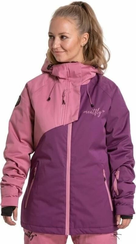 Meatfly Deborah Premium Snb & Ski Jacket Plum - Ceny i opinie - Ceneo.pl