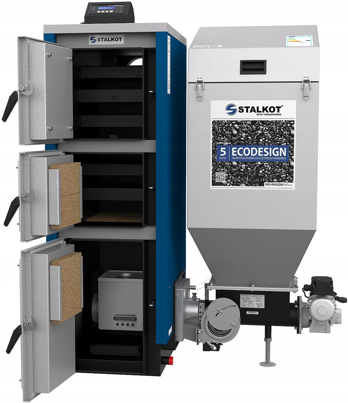 Kocioł grzewczy Stalkot Ekogroszek 25kW 300M2 - Opinie i ceny na Ceneo.pl