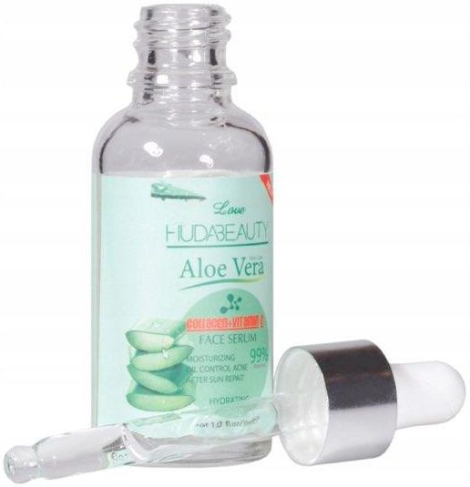 Serum do twarzy Huda Beauty Serum Do Twarzy Aloes Z Kolagenem Vitaminą ...