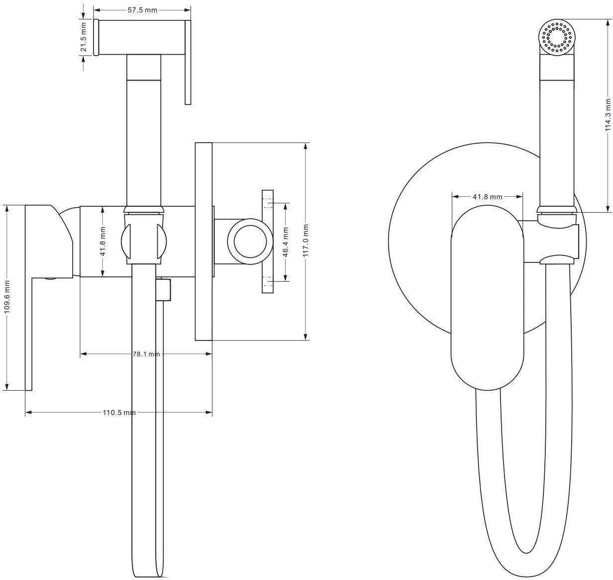 Zestaw prysznicowy Mexen Milo Z Zestawem Punktowym Czarny 7599350-70 ...