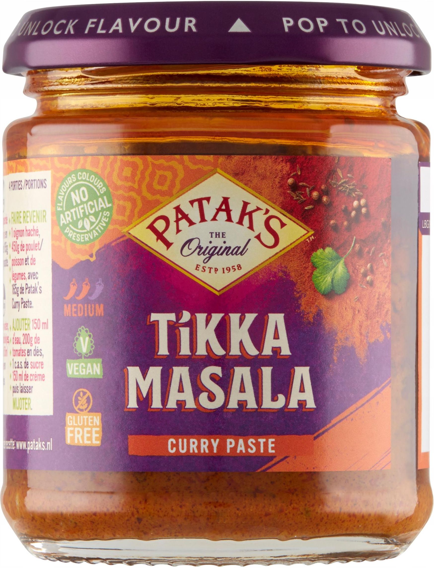 Patak'S Indyjska Pasta Tikka Masala Curry 2X165G - Ceny i opinie - Ceneo.pl