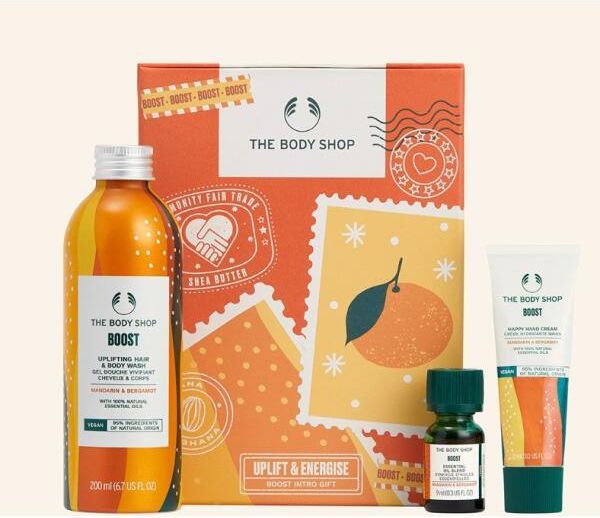 The Body Shop Zestaw - Mandarin & Bergamot Vegan Boost - opinie i ceny ...