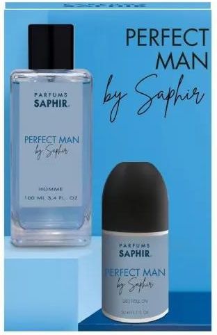 Saphir Men Woda Perfumowana Perfect Man Zestaw 100 Ml Ml + Deo Roll On ...