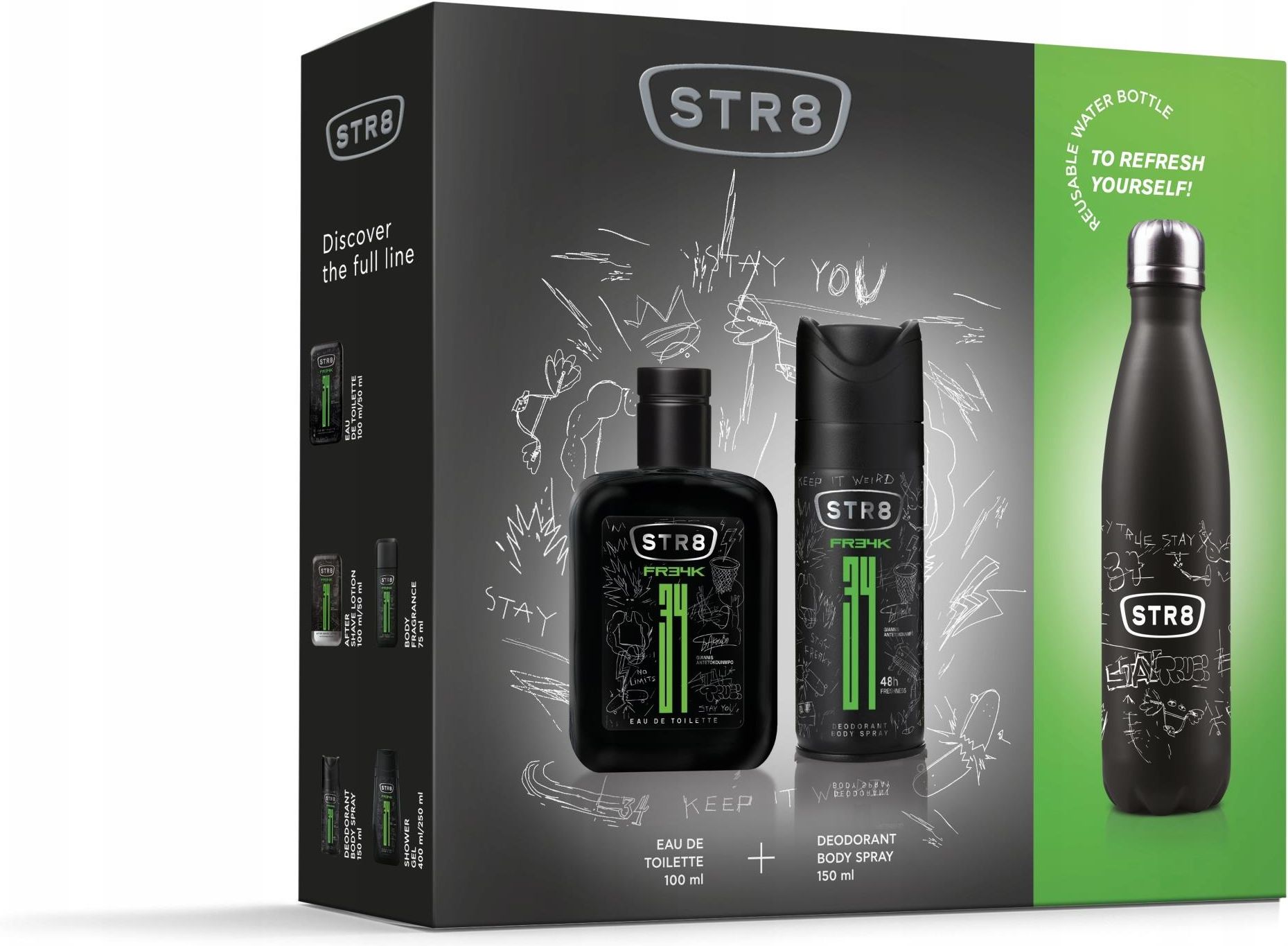 Str8 Zestaw Fr34k Freak Edt100 Ml Deo150 Butelka Opinie I Ceny Na