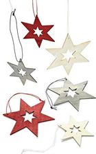 Heitmann Deco Christbaum Schmuck Behang Set Aus Holz 24 Teilig ...